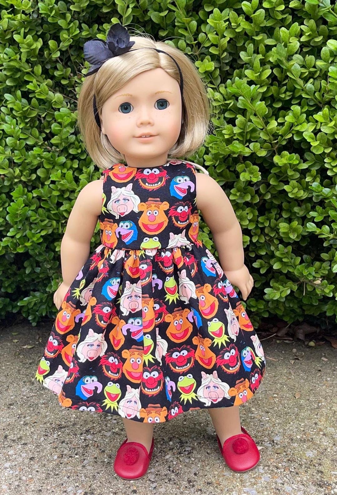 18 Inch Doll Dress, Muppets , American Girl Doll Dress, Miss Piggy - Etsy