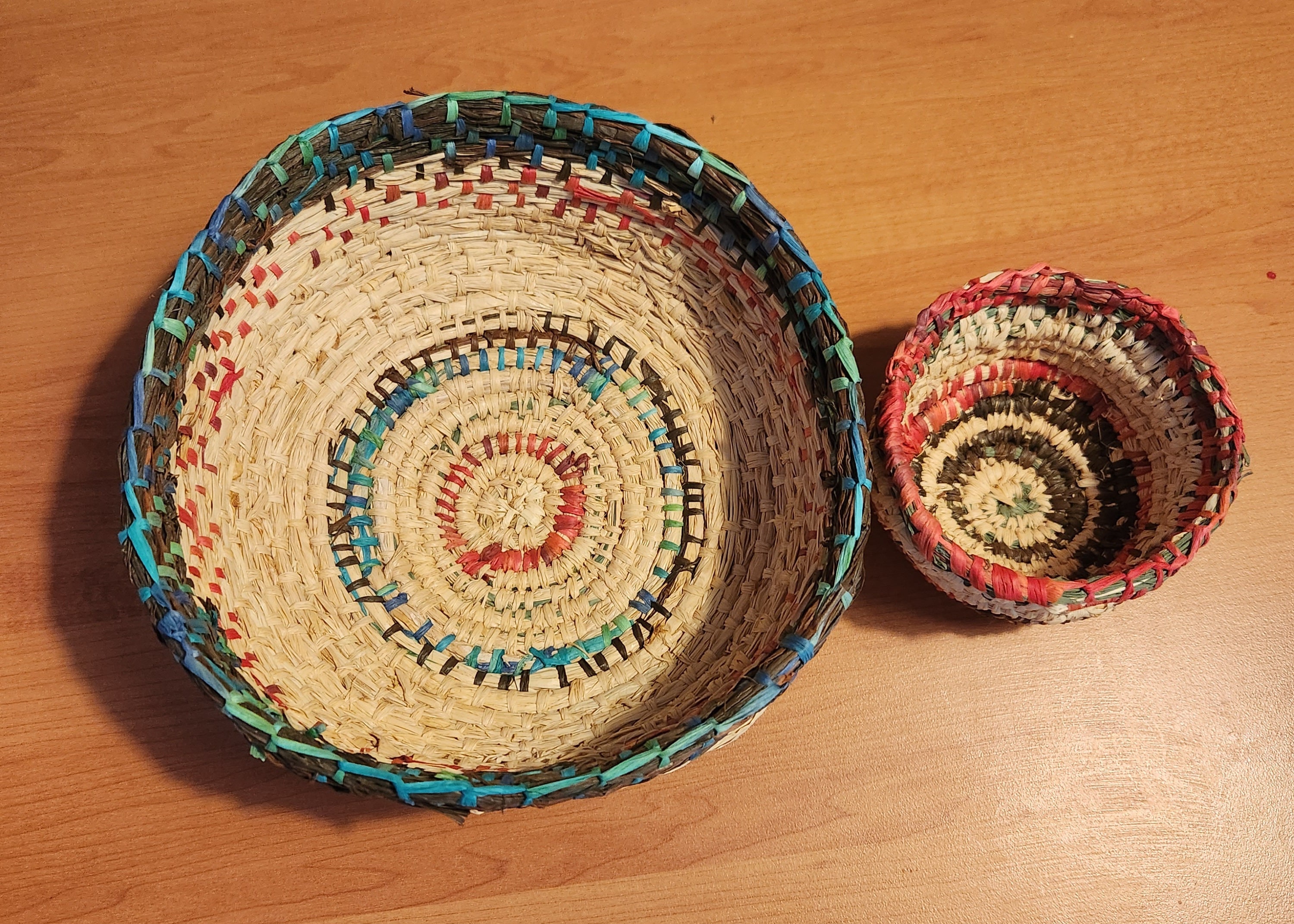 Aboriginal Weaved Baskets (set) - Etsy