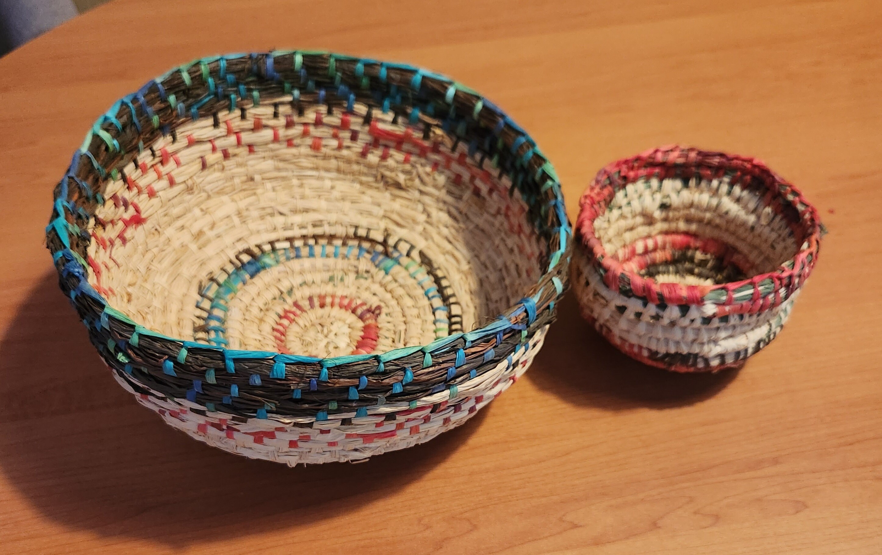 Aboriginal Weaved Baskets set - Etsy