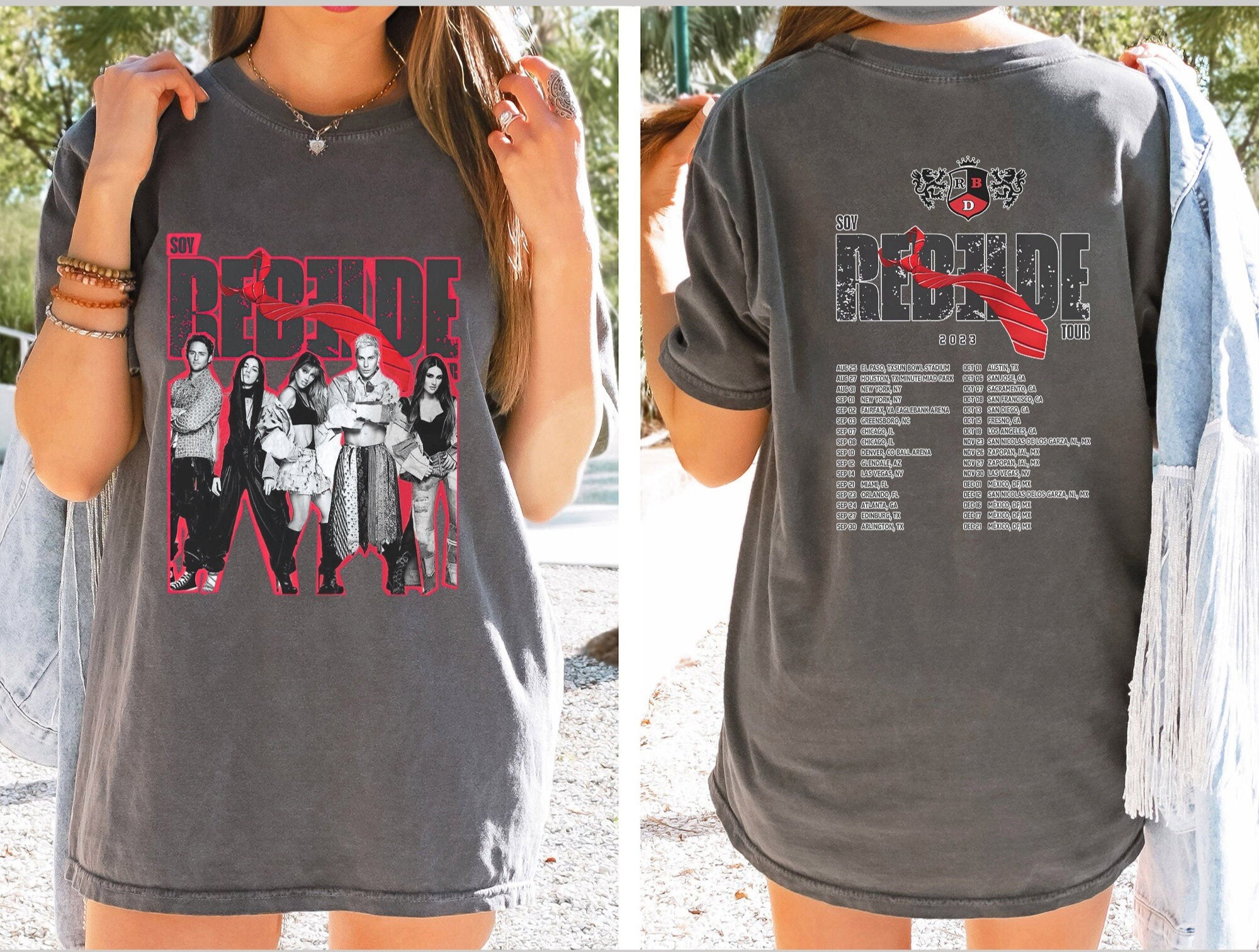 RBD Touring 2 Sides Shirt, Rbd Fans