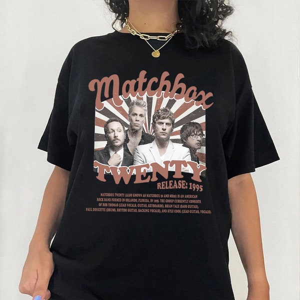 Retro Matchbox Twenty Shirts - Etsy