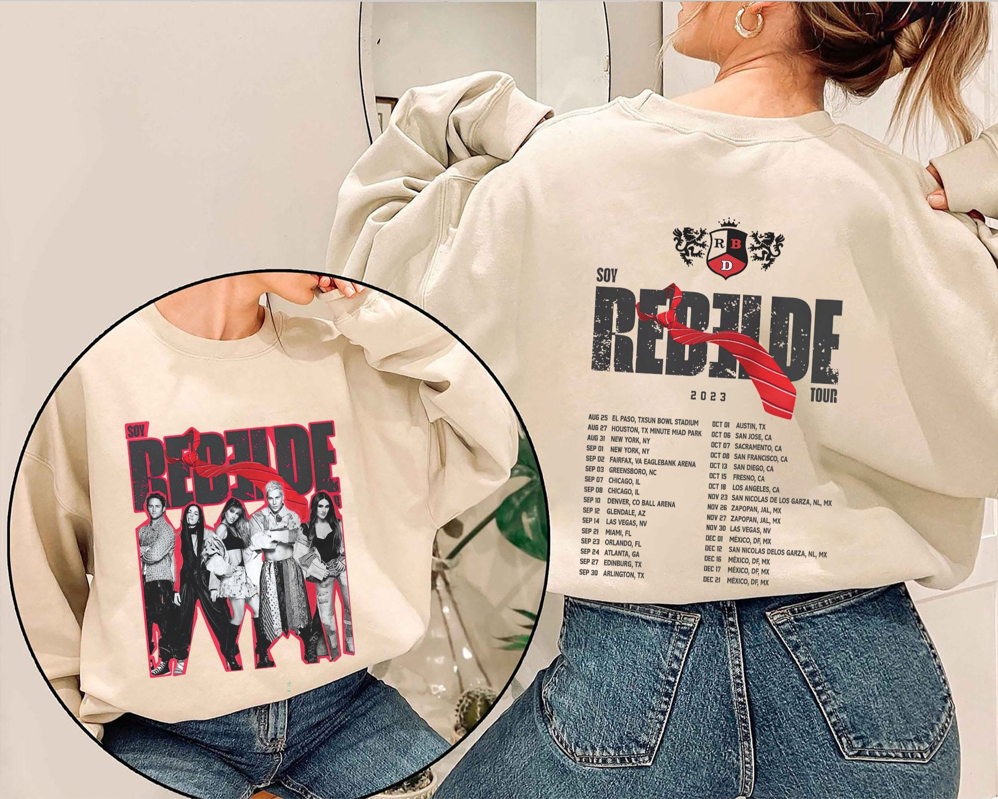 RBD Touring 2 Sides Shirt, Rbd Fans