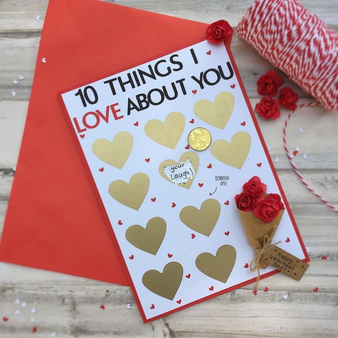 10 Things I Love About You Scratch Card Ten Things I Love About You ...