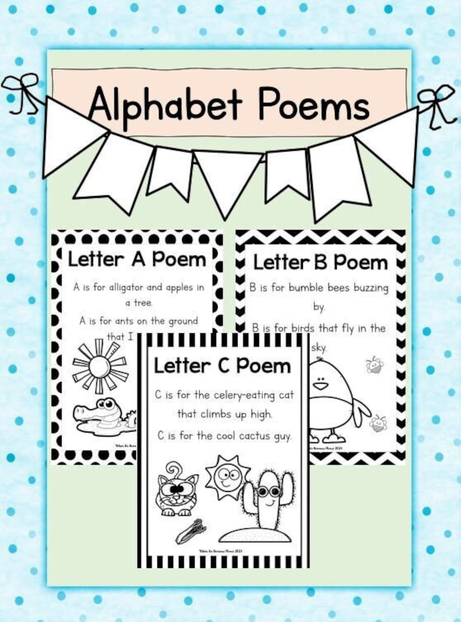 Early Learner ABC Alphabet Poem -letter Identification, Reader's ...