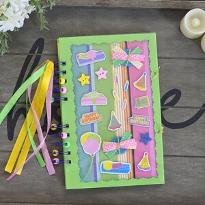 Happy Birthday Photo Album Journal Scrapbook Memory Book Kids, Teens ...