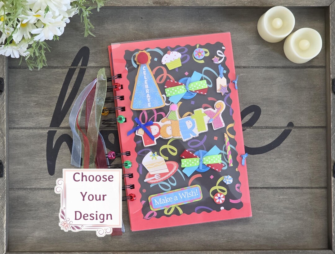 Happy Birthday Photo Album Journal Scrapbook Memory Book Kids, Teens ...