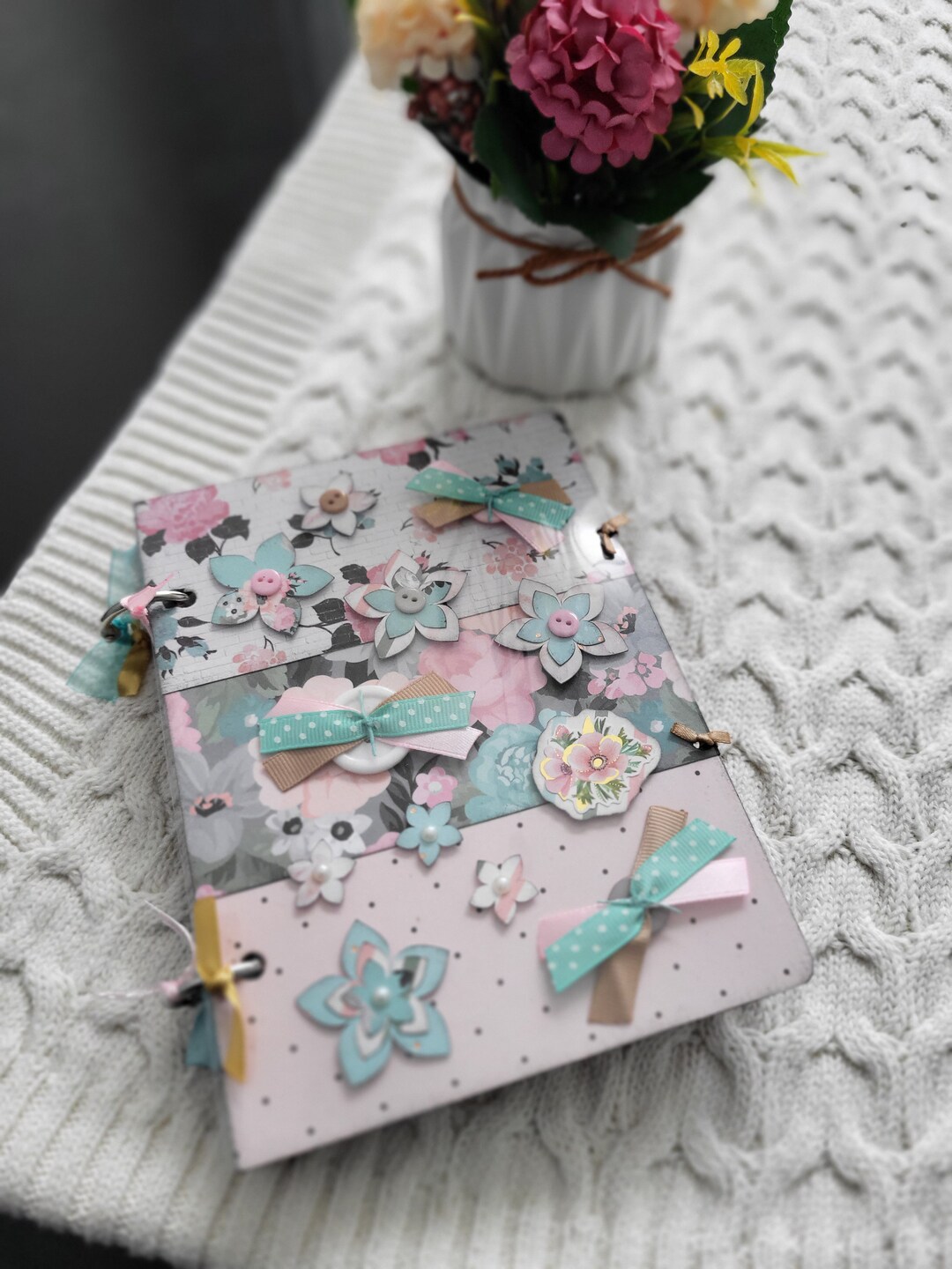 Special Floral Rose Photo Album - Etsy