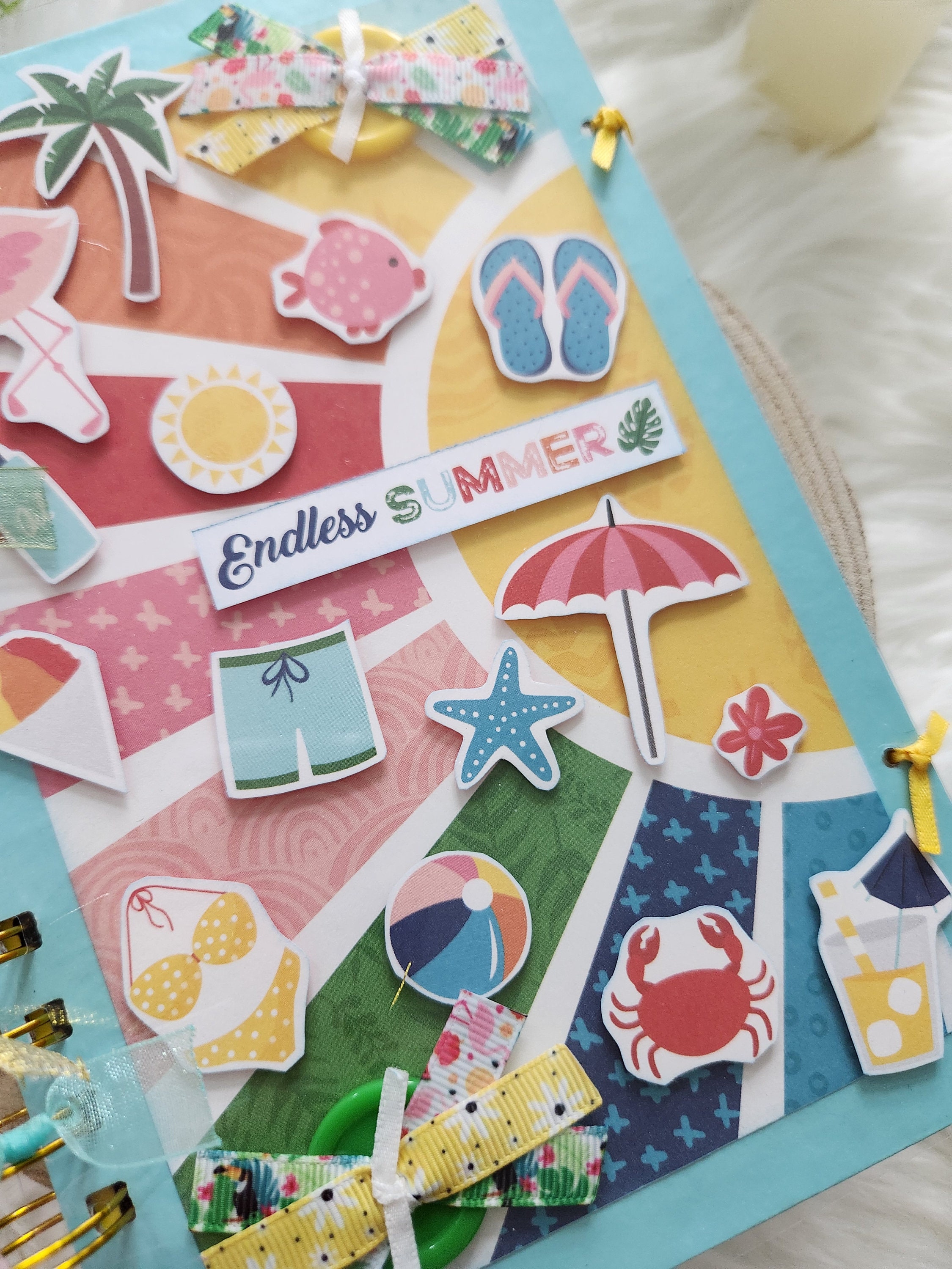 Endless Summer Photo Album Journal - Etsy