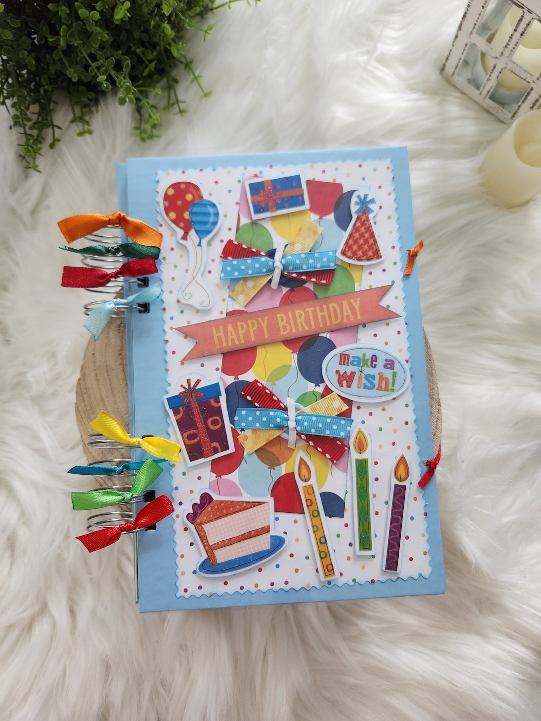 Happy Birthday Photo Album Journal - Etsy