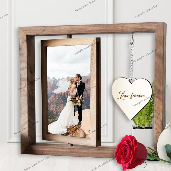 Rotating Photo Frame - Etsy