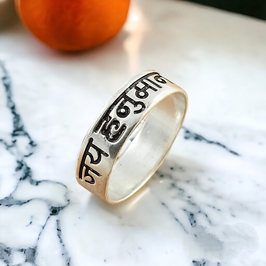 925 Sterling Silver Religious Lord Hanuman Ring 925 Sterling Silver Jai ...