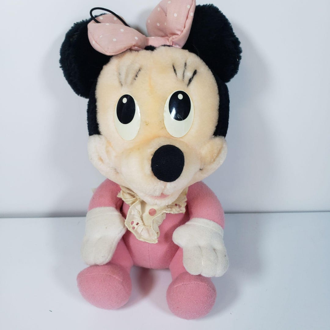 Vintage 1984 Baby Minnie Mouse 10 Playskool Plush Toy - Etsy