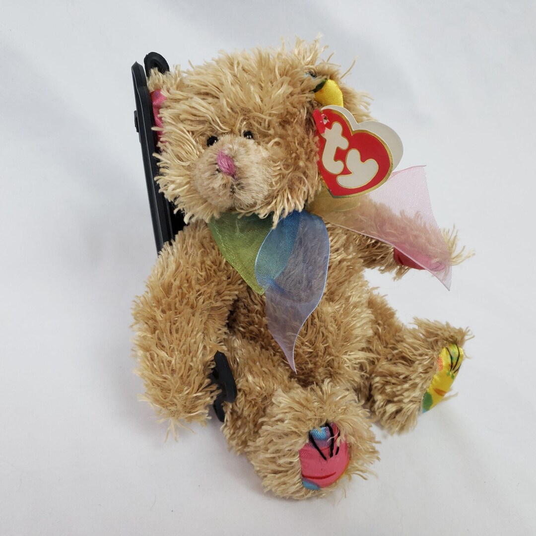 Ty Beanie Baby Carmichael the Bear "over the Rainbow" NEW WITH TAGS ...