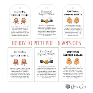 Emotional Support Potato Amigurumi - Printable Crochet PDF Pattern ...
