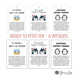 Emotional Support Chick, Penguin, Mallard Amigurumi - Printable Crochet ...