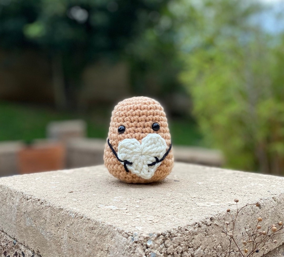 Jaycee the Emotional Support Potato Amigurumi PDF Pattern INSTRUCTION ONLY (Instant Download) - Etsy