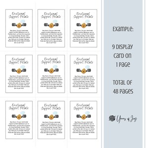 Emotional Support Tag and Display Card Bundle - Digital Download - Etsy