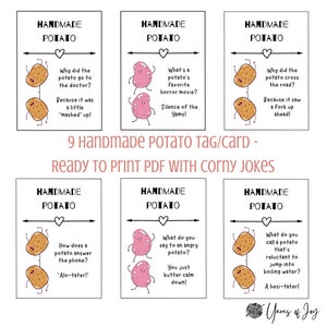 Emotional Support Potato Tag and Display Card - Digital Download - Etsy UK