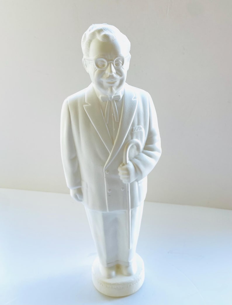 Vintage Colonel Sanders 1970s White Plastic Coin Bank - Etsy