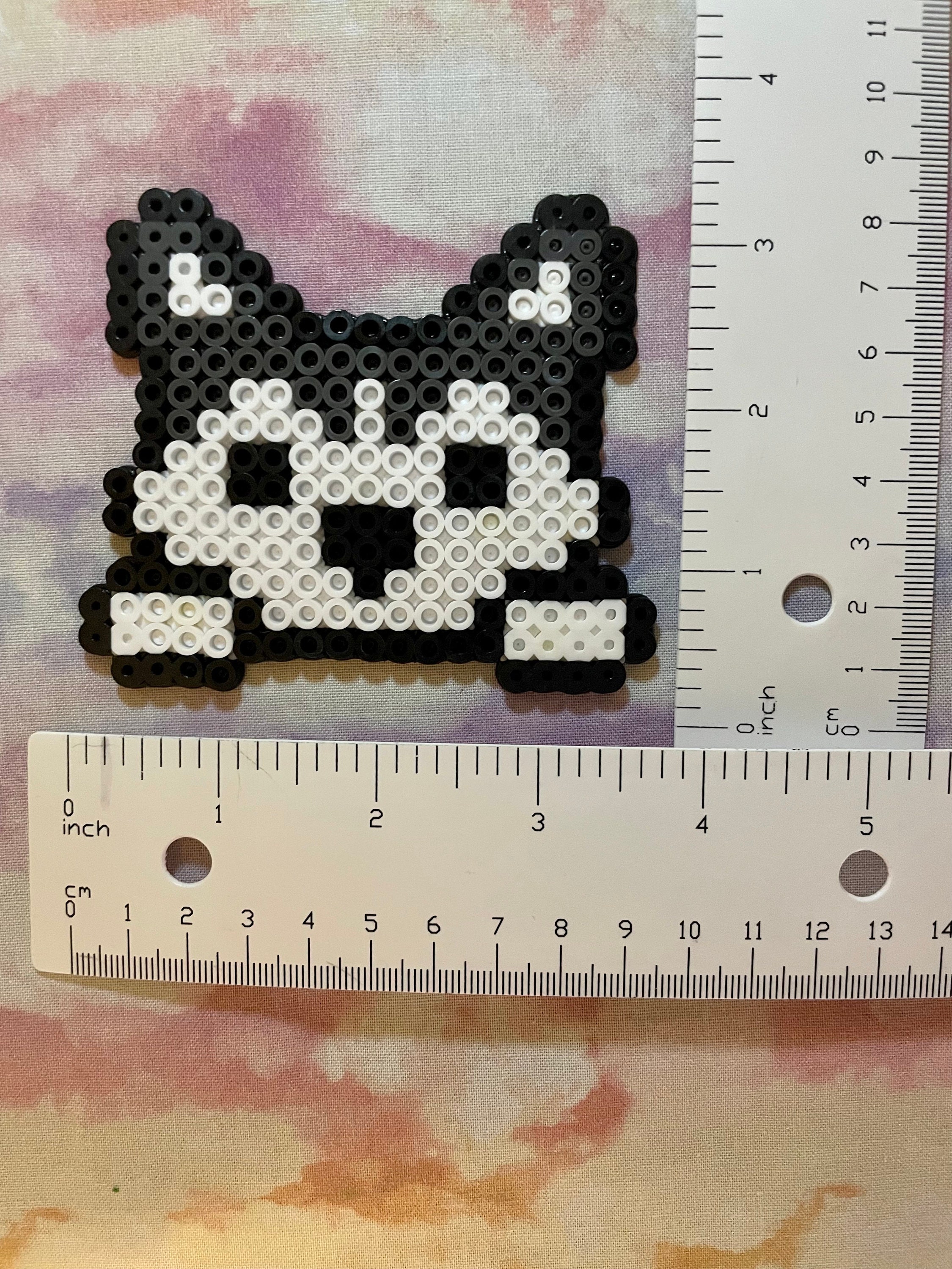 Husky Gray Dog Perler Bead Art Kandi - Etsy