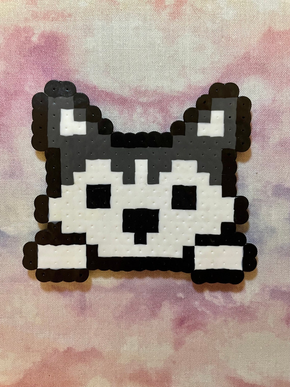 Husky Gray Dog Perler Bead Art Kandi - Etsy