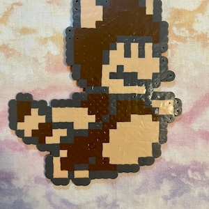 Super Mario Raccoon Perler Bead Caps Art Kandi - Etsy