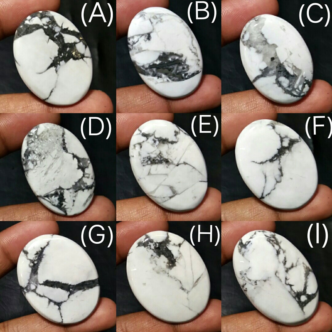 Great Quality Buffalo Turquoise Gemstone, Beautiful Natural White ...