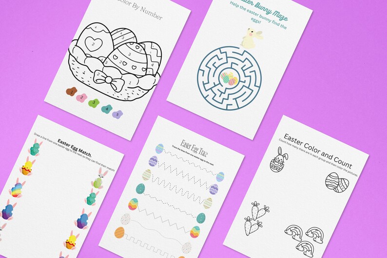 Easter Printable Worksheets, Homeschool Printables, Easter Worksheets ...