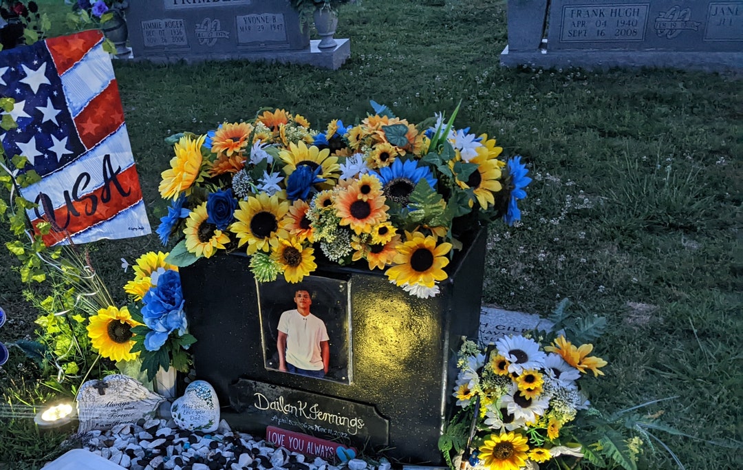 Custom Cemetery Decor/temporary Headstone - Etsy