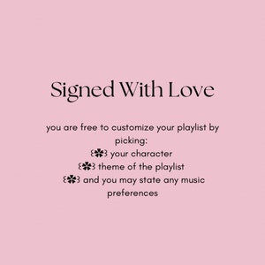 Comfort Character: Spotify Playlist - Etsy