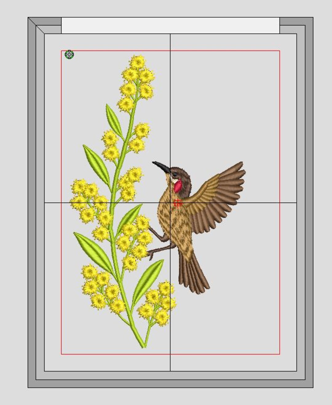 Wattle Heavan — File for Instant Machine Embroidery - Etsy