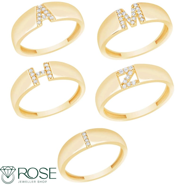 Name Ring Gold - Etsy