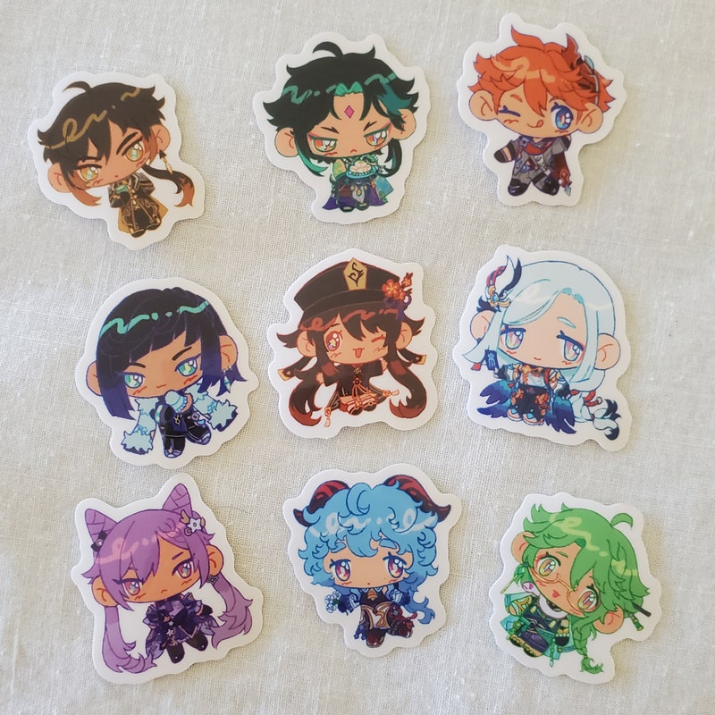 Genshin Stickers - Etsy