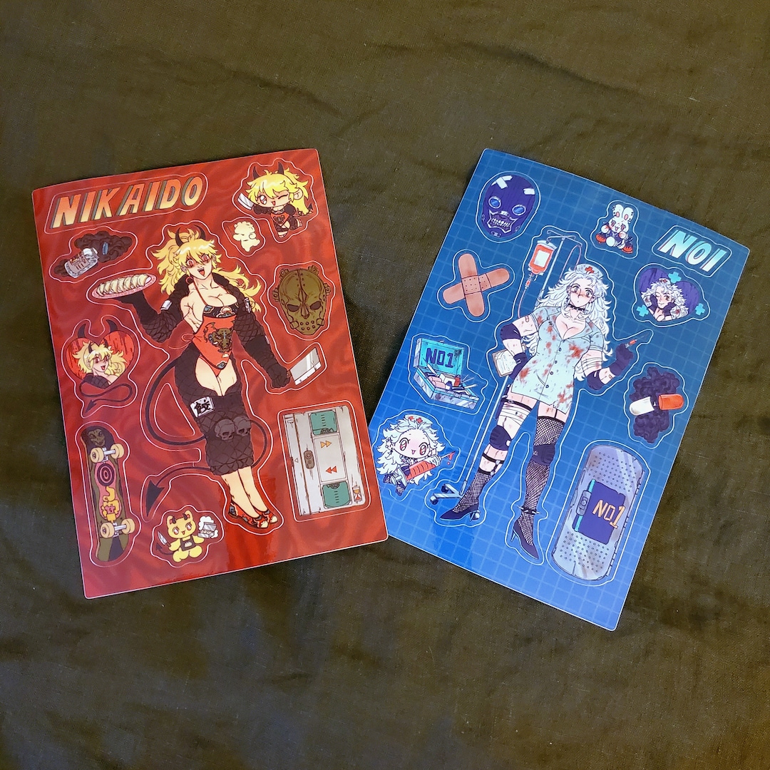 DRHDR Nikaido and Noi Sticker Sheets - Etsy