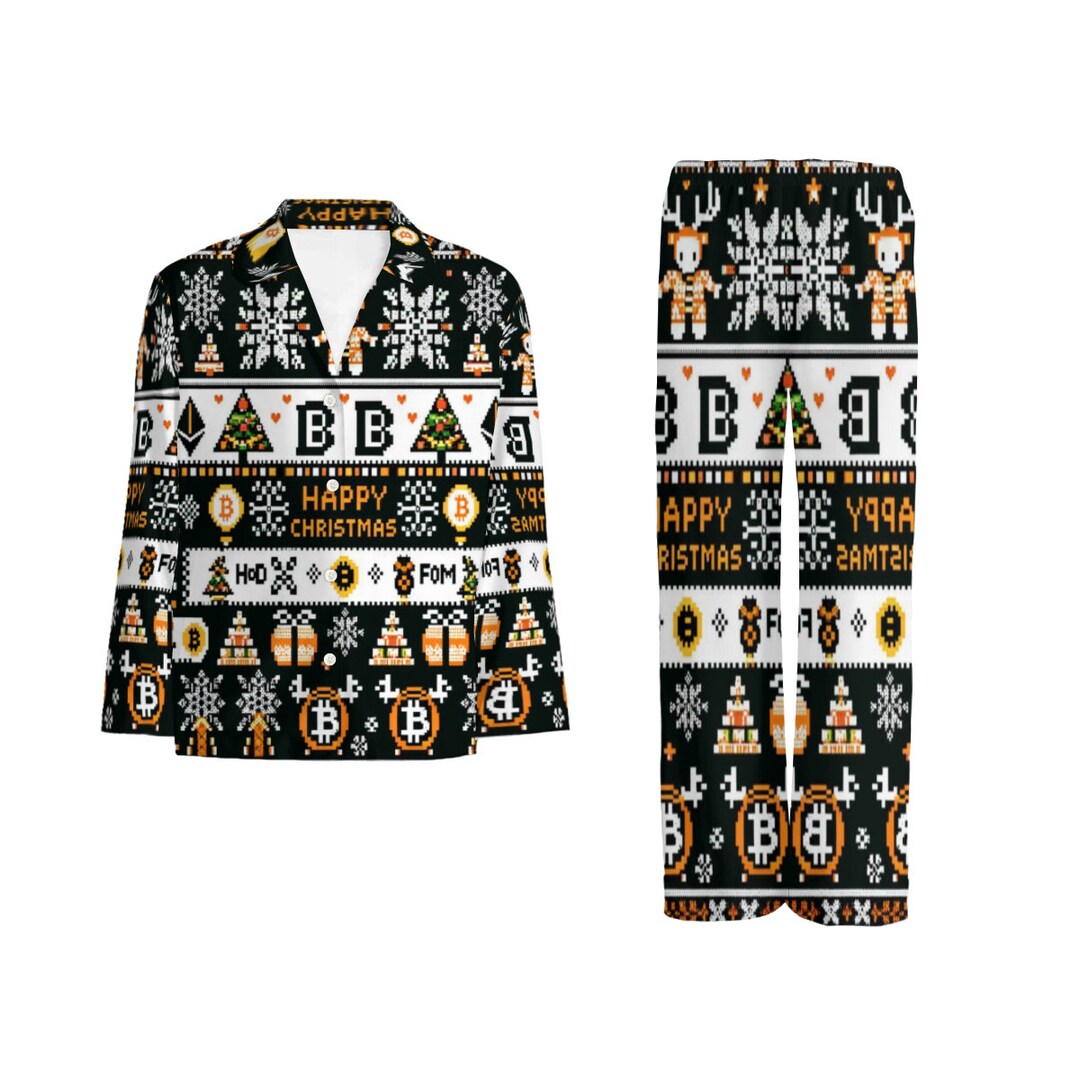 Merry Cryptmas' Unisex Knitted Jumper & Pajama Set - Etsy Israel