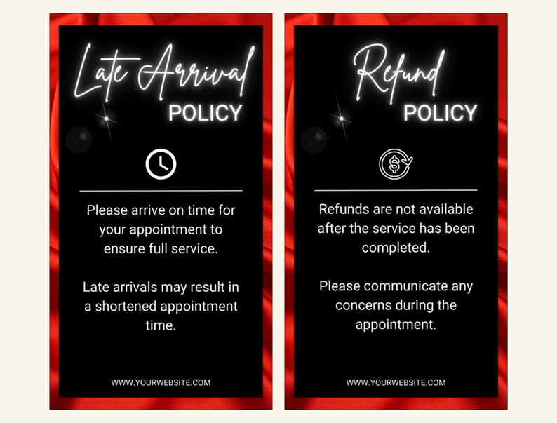 Editable Payment, Refund and Cancellation Policy, Term and Condition ...