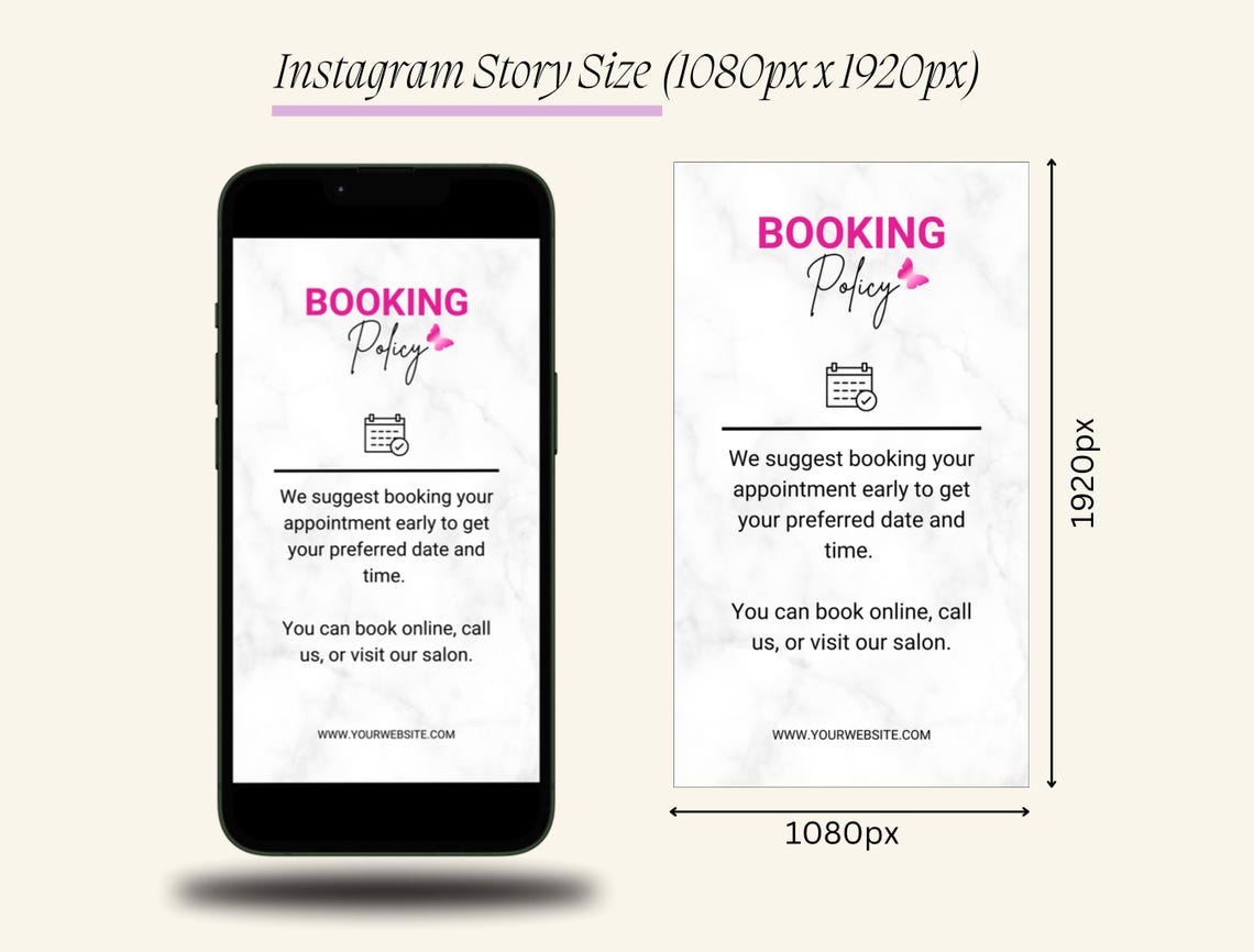 Cancellation Policy Canva Template, Printable Term and Condition for ...