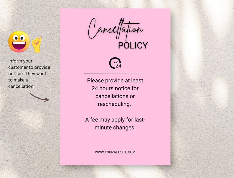 Editable Booking, Refund and Cancellation Policy, Term and Condition ...