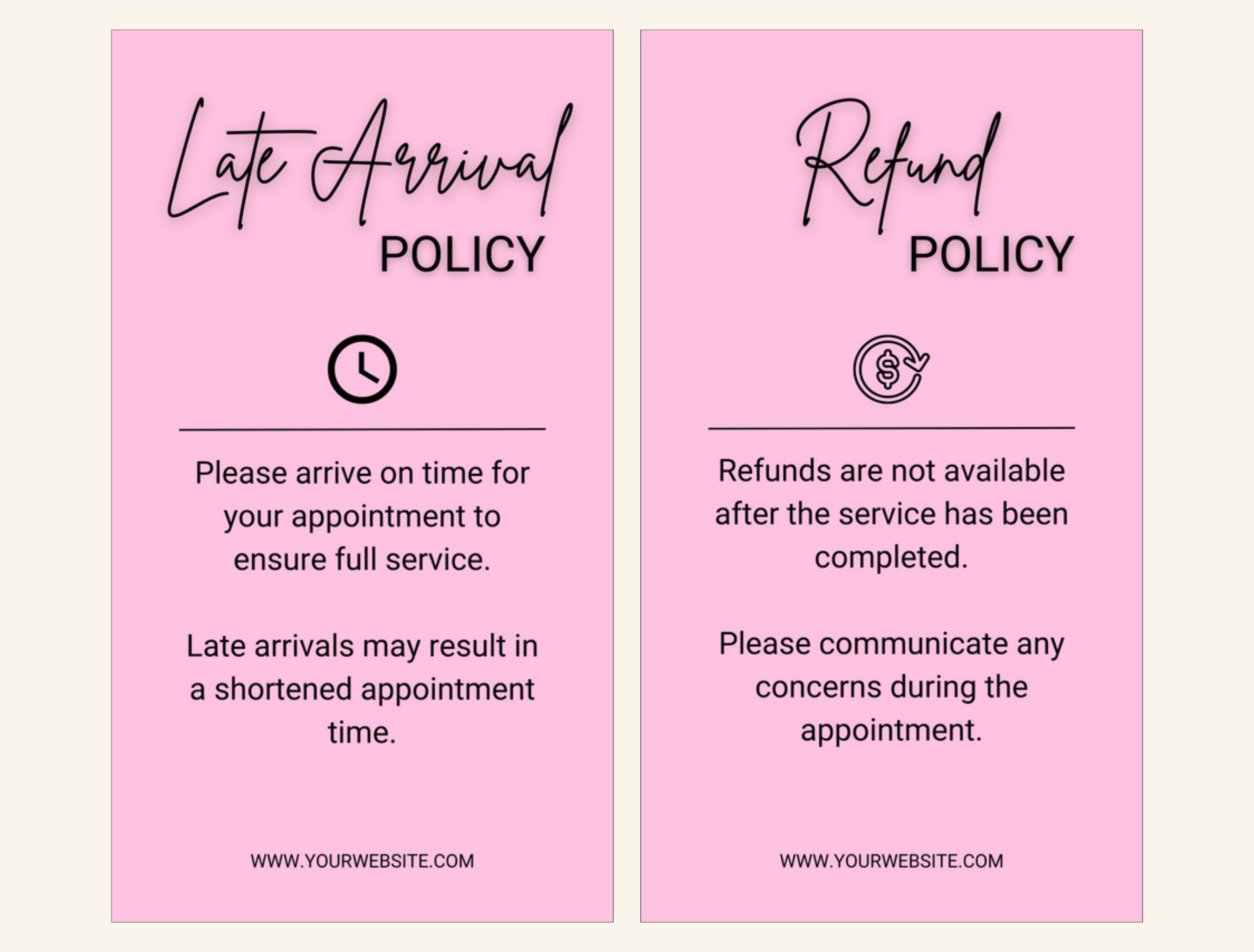 Editable Payment, Refund and Cancellation Policy, Term and Condition ...