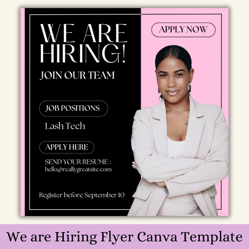 Salon Hiring Flyer - Etsy