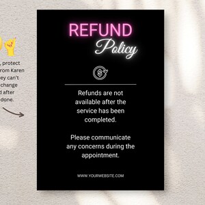 Editable Booking, Refund and Cancellation Policy, Term and Condition ...