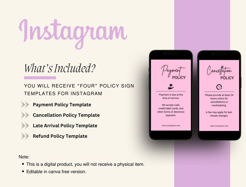 Editable Payment, Refund and Cancellation Policy, Term and Condition ...