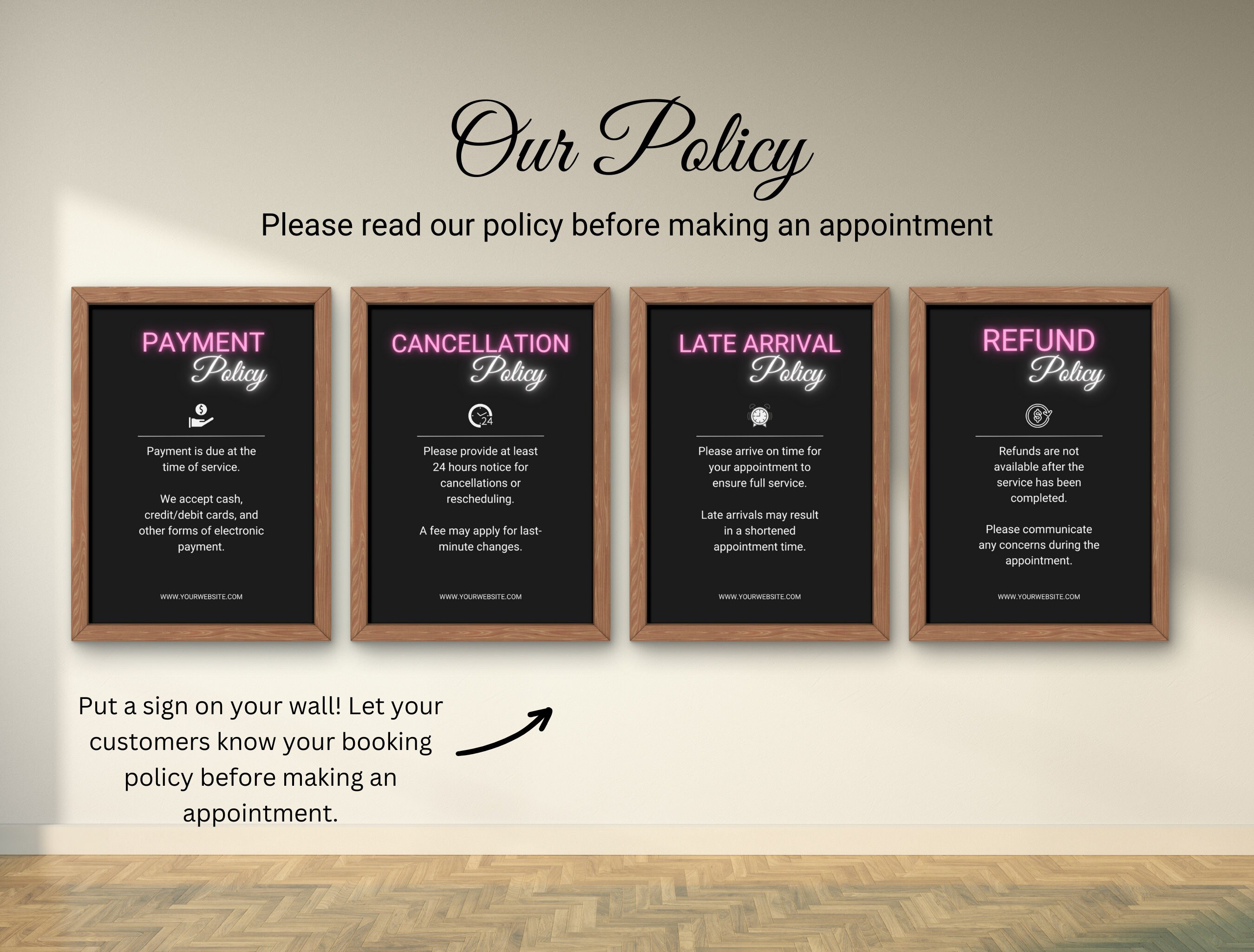 Editable Booking, Refund and Cancellation Policy, Term and Condition ...