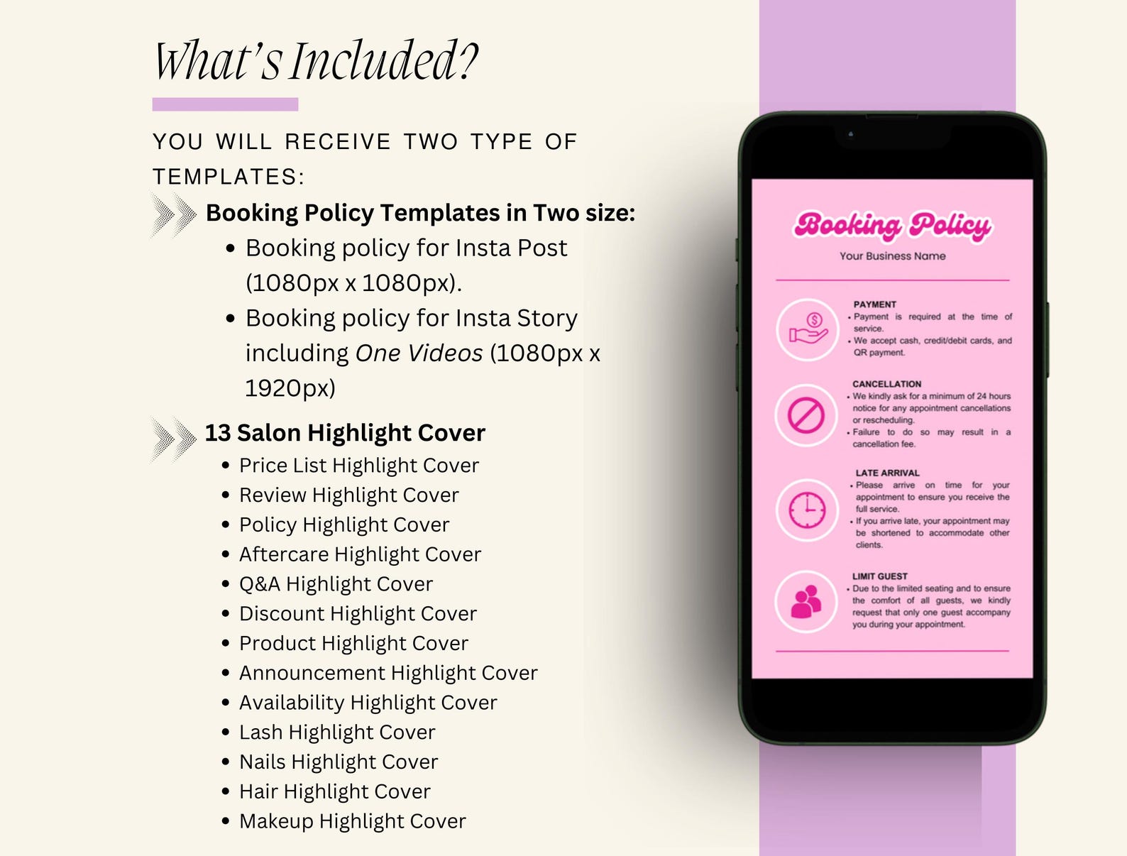 Editable Booking and Cancellation Policy Template, Term and Condition ...