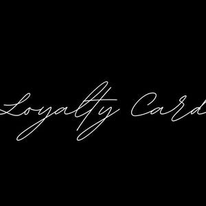 Printable Black Loyalty Card Template | Salon, Hair Stylist, Lash Tech ...