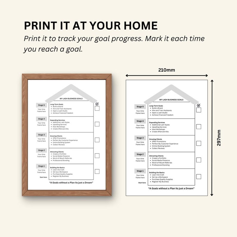 2025 Goal Planner Vision Template Canva, Printable Goal Planning ...