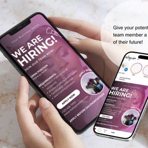 Makeup Artist We Are Hiring Printable Flyer for Beautician Salon Job ...