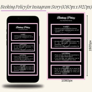 Editable Booking and Cancellation Policy Template, Term and Condition ...