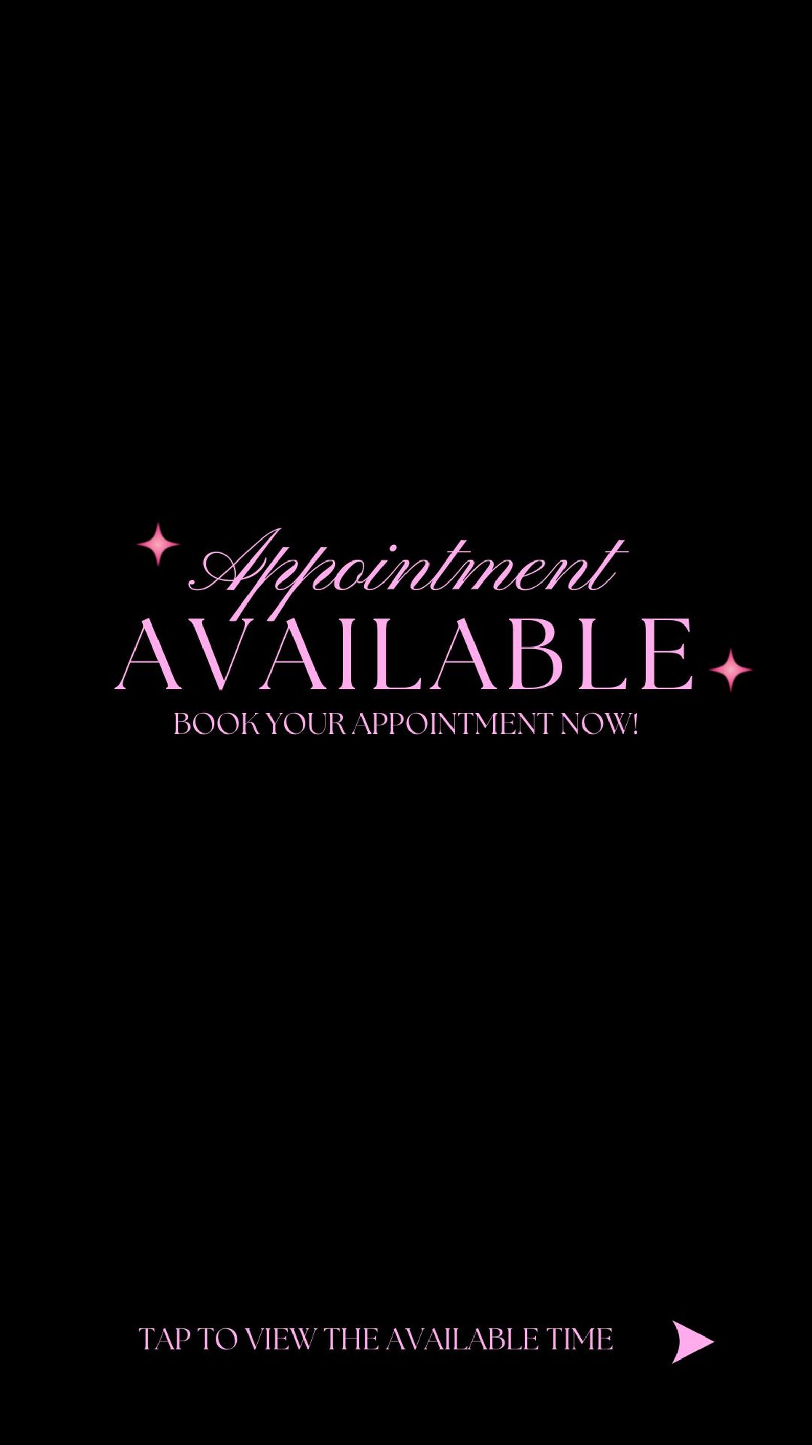 Weekly Available Time Slot Flyer Template Pink Aesthetic Canva, Social ...