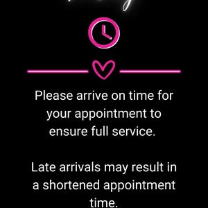 Booking Policy Canva Template, Printable Term and Condition for Beauty ...